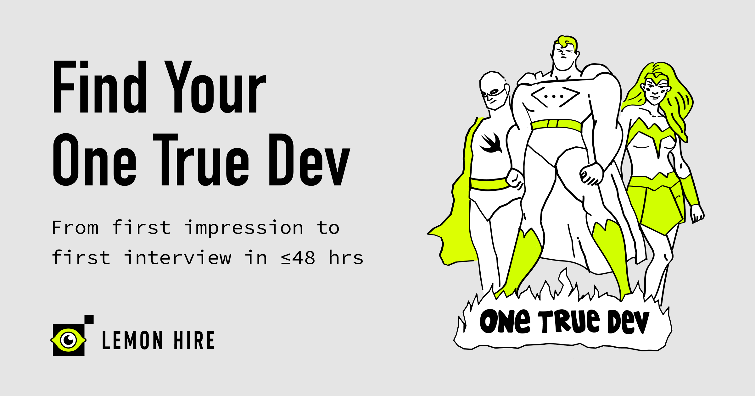 Lemon Hire: 80k+ engineers ready to join you - Lemon.io